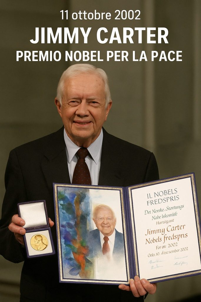 "ACCADDE OGGI". 11 ottobre 2002, Jimmy Carter premiato con il Nobel per ...