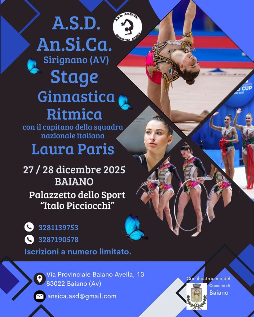 A Sirignano e Baiano uno stage d’eccellenza: Laura Paris, capitano ...